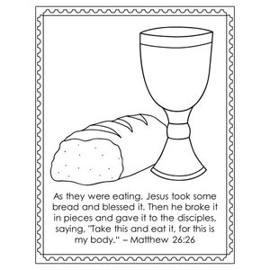 THE EASTER STORY Coloring Page Activity | Homeschool Printable | Sunday ...