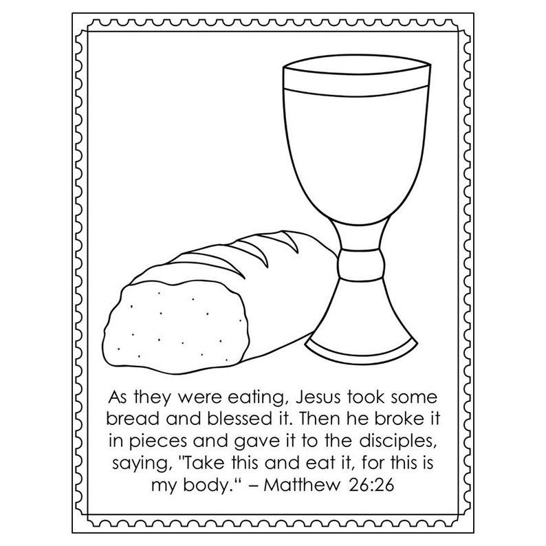 THE EASTER STORY Coloring Page Activity Homeschool Printable - Etsy
