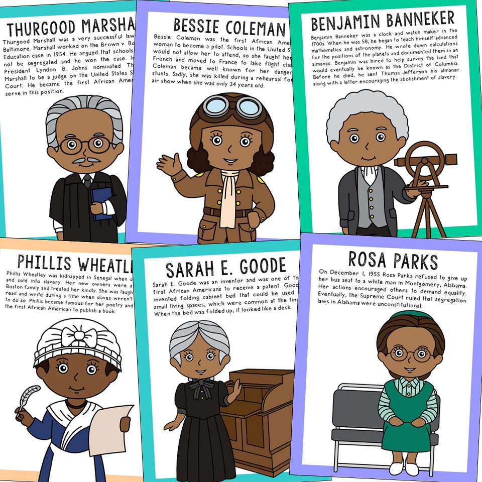 Black History Month Posters for Kids | Homeschool Social Studies ...