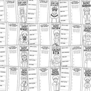 CATHOLIC SAINTS Biography Report Research Projects Activity ...