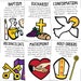 SEVEN SACRAMENTS for Kids Catholic Poster Coloring Page Activity ...