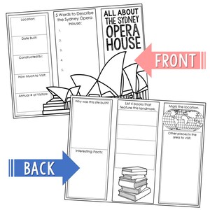 WORLD LANDMARKS Research Activity Projects | Social Studies Homeschool ...