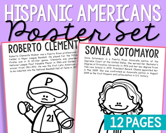 FAMOUS HISPANIC AMERICANS Social Studies Printables - Etsy