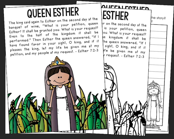 Story Of Esther Coloring Pages [2025]