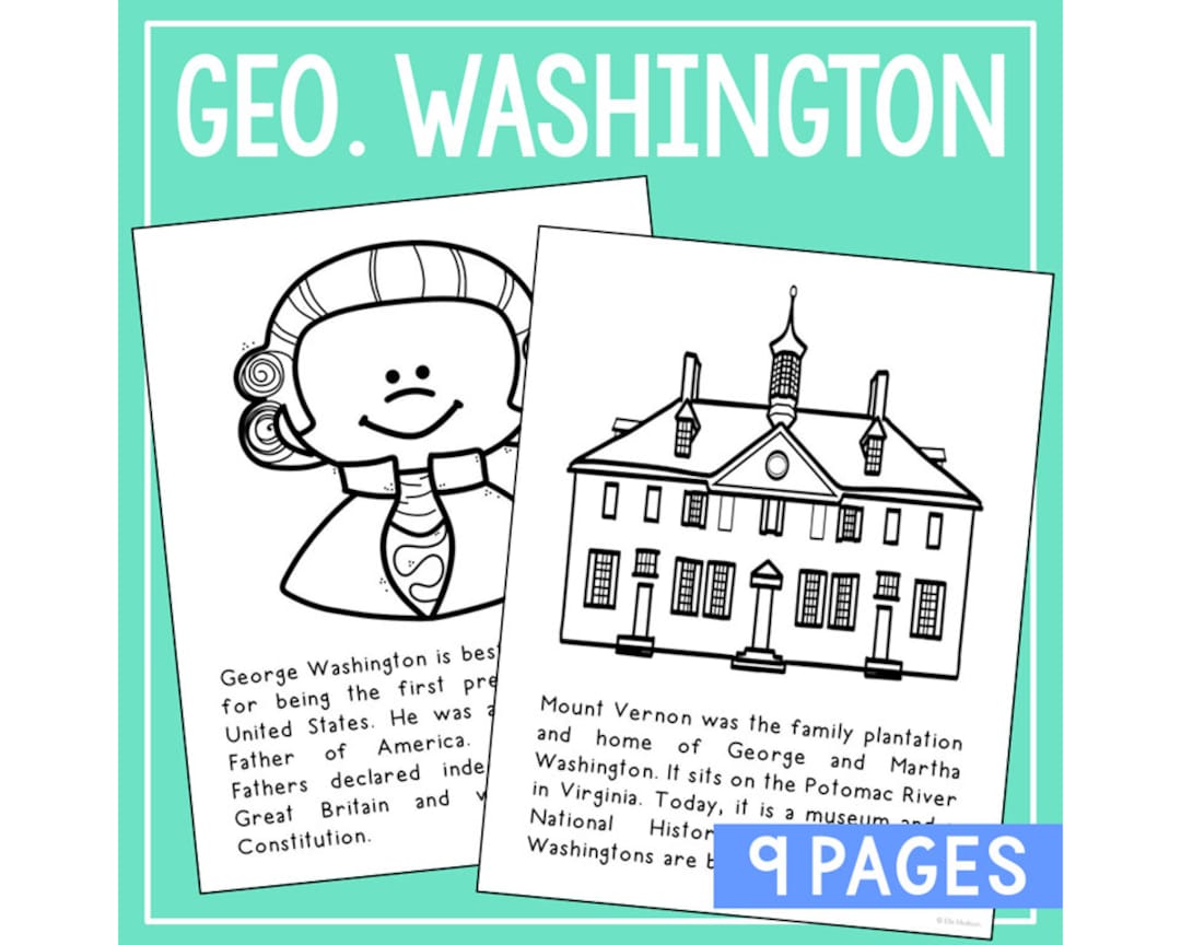 GEORGE WASHINGTON Social Studies Printables Activity | Homeschool ...