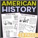 SOCIAL STUDIES Poster Set American and World History Bulletin Board ...