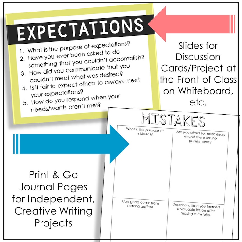 GROWTH MINDSET Journal for Teens Social Emotional SEL - Etsy