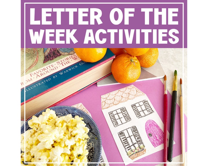 LETTER of the WEEK Alphabet Phonics Activities Preschool Homeschool ...