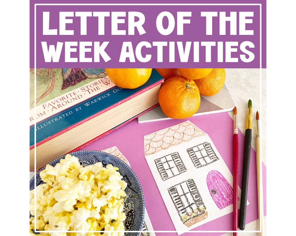 LETTER of the WEEK Alphabet Phonics Activities Preschool Homeschool ...