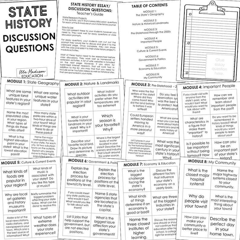 MARYLAND State History Project Activity Social Studies Unit Study ...