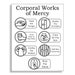 CORPORAL WORKS of MERCY Catholic Coloring Page Activity and Poster ...
