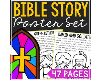 GIDEON Bible Story Activity Posters Christian Homeschool Printable ...