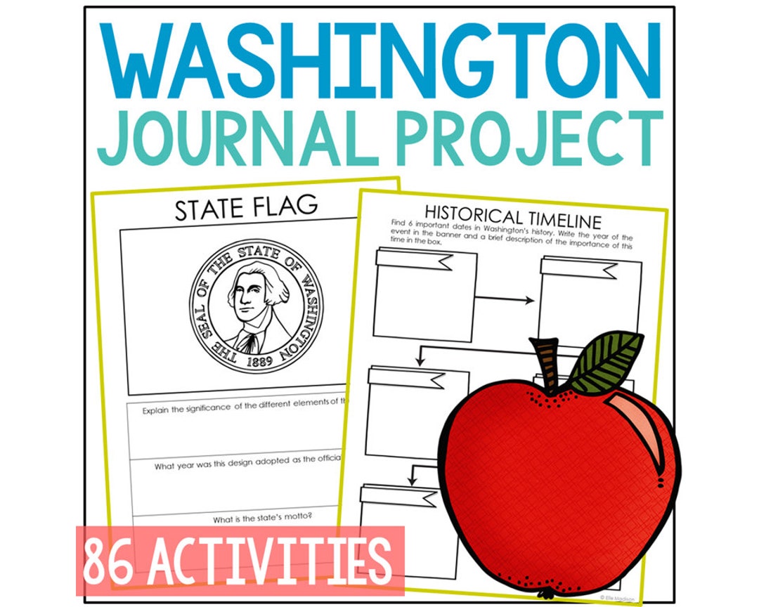 Washington State History Research Project for Kids: Printable ...