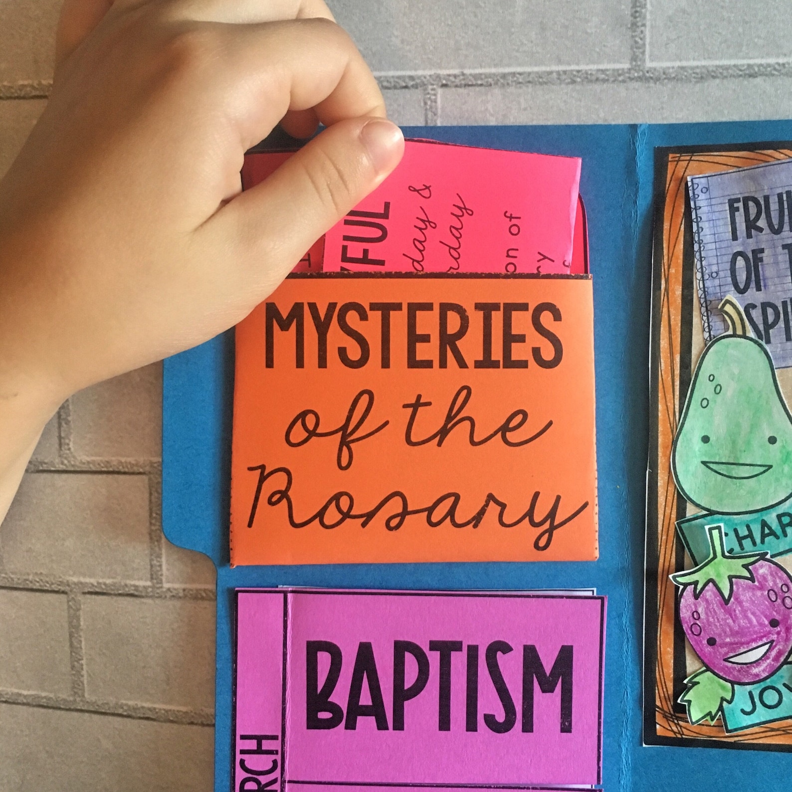 Catholic Lapbook Project for Kids | Rosary for Kids Homeschool ...