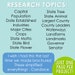 USA States for Kids Research Brochure Project | Homeschool Elementary ...