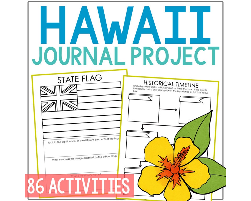 HAWAII State History Project Activity Social Studies Unit Study Lesson ...