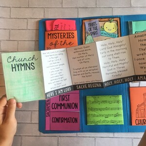 Catholic Lapbook Project for Kids | Rosary for Kids Homeschool ...