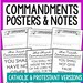 Ten Commandments for Kids Bible Story Posters | Christian Homeschool ...