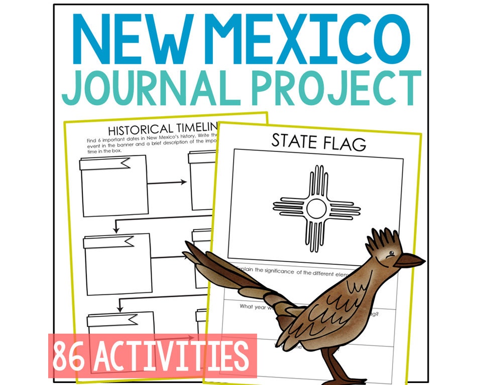 Mexican Worksheets NEW MEXICO State History Project Activity | Social