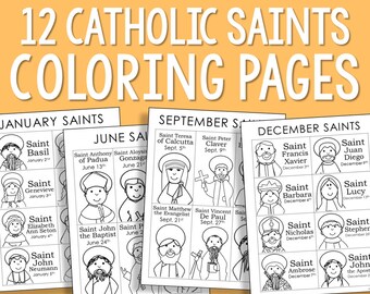 Feast Day Coloring Pages - Etsy