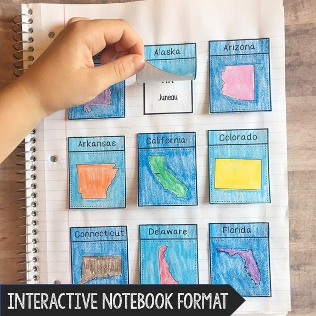 State Capitals Activity for Kids | Homeschool Social Studies Unit Study ...