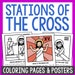 LENT and EASTER BUNDLE Coloring Pages Activity Posters | Catholic ...