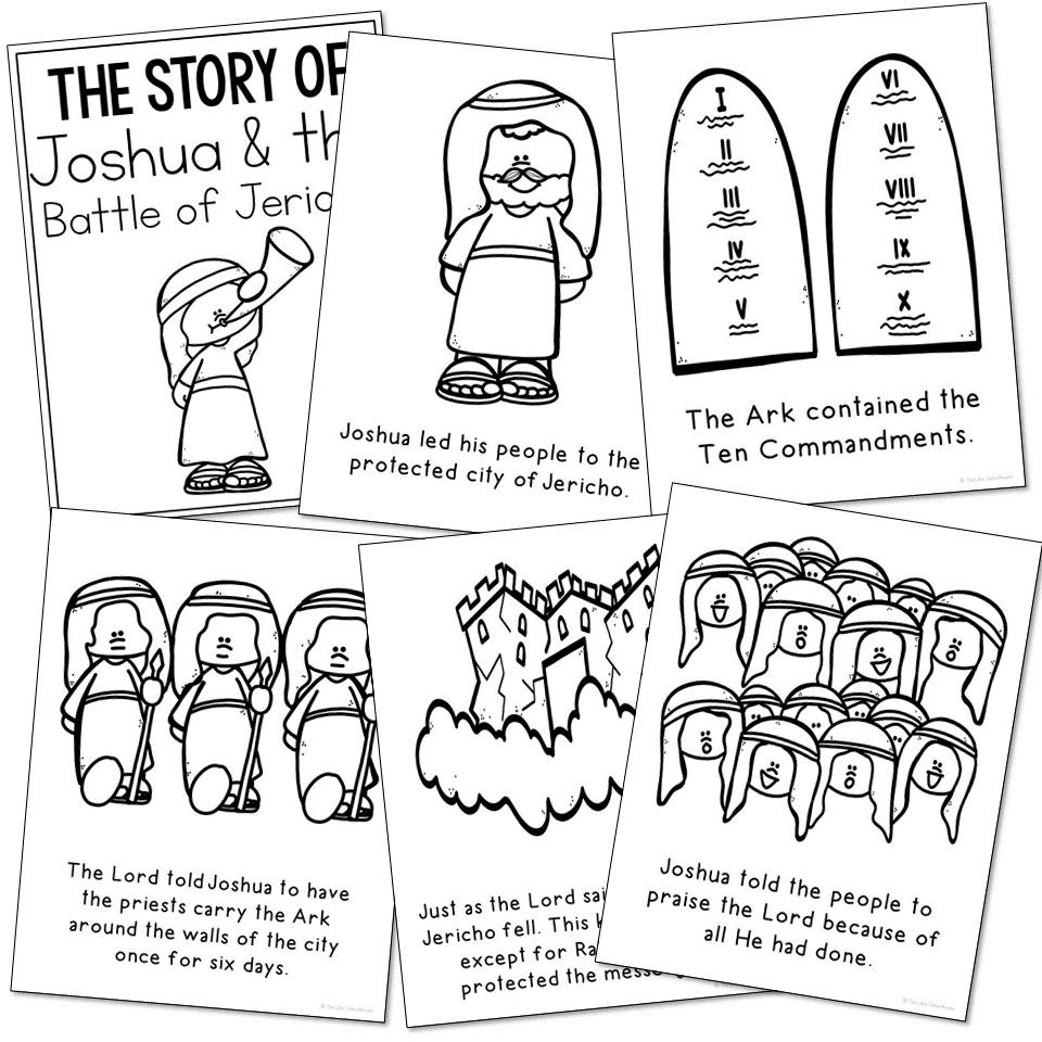 Joshua and the Battle of Jericho Bible Story Posters | Christian ...