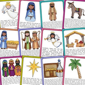 CHRISTMAS Coloring Page Activity | Nativity Story for Kids | Religious ...