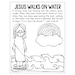 Jesus Walks on Water Coloring Page for Kids | Homeschool Bible Study ...
