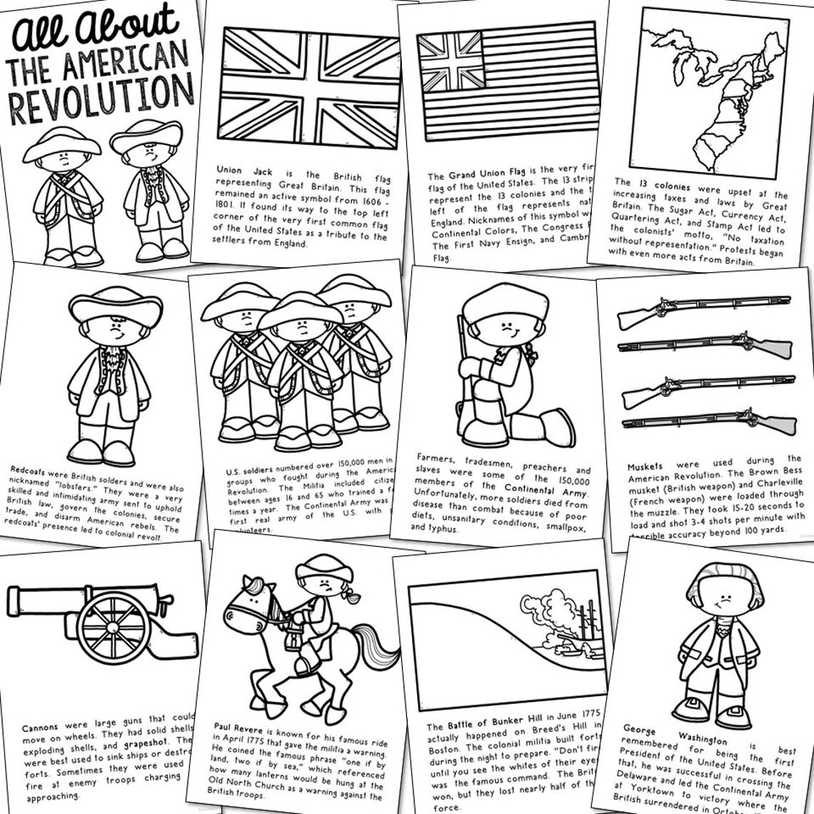 American Revolution for Kids Poster Set | Social Studies Bulletin Board ...
