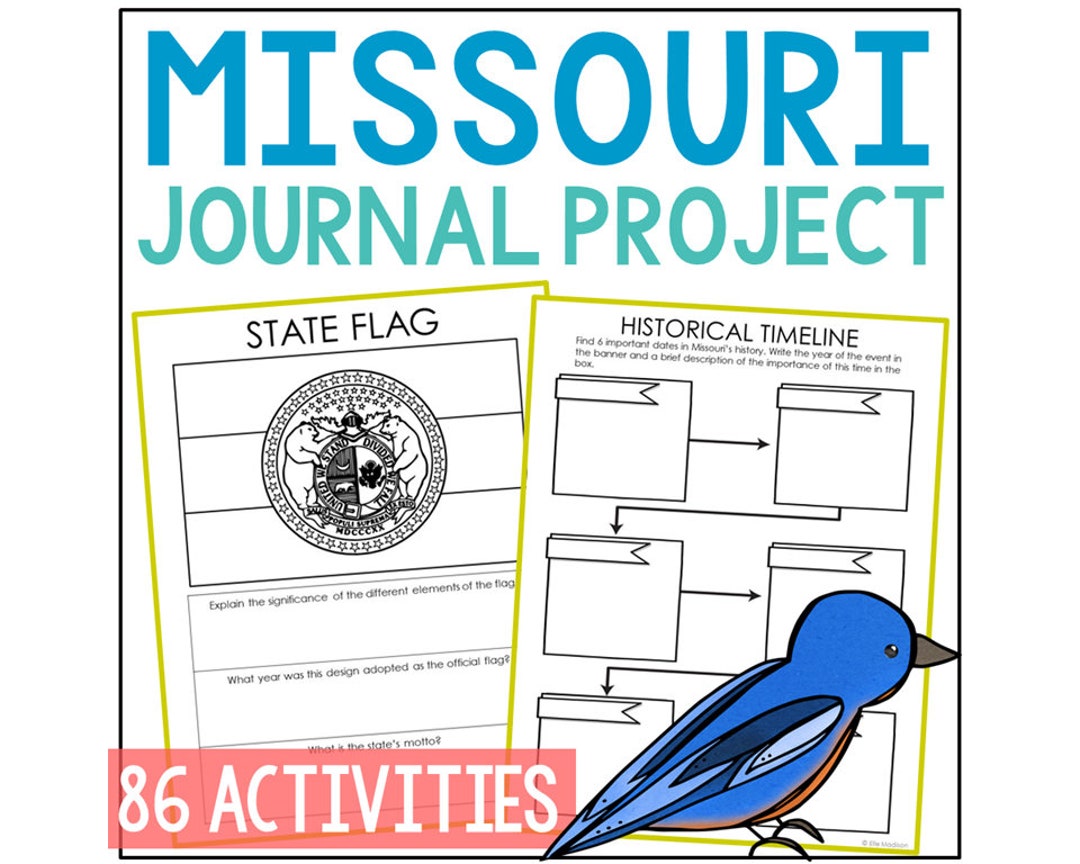 MISSOURI State History Project Activity Social Studies Unit Study ...