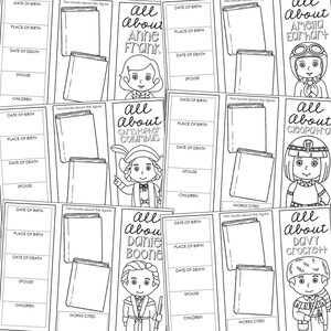 HISTORICAL FIGURES Research Projects | Social Studies Homeschool ...