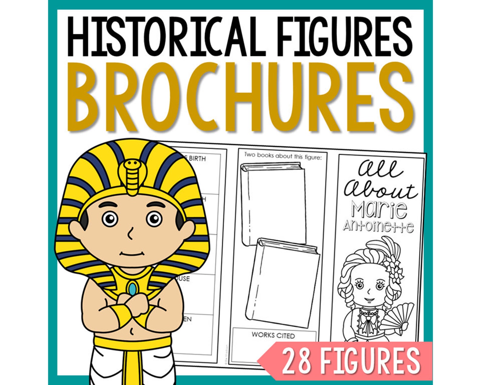 Historical Figures for Kids Brochure Templates | Homeschool Social ...