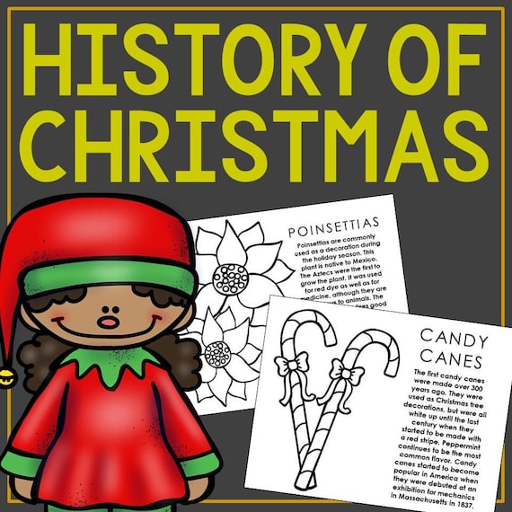 HISTORY OF CHRISTMAS Symbols Social Studies Printables | Etsy