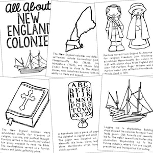 COLONIAL AMERICA Unit Study Social Studies Activity Printables ...