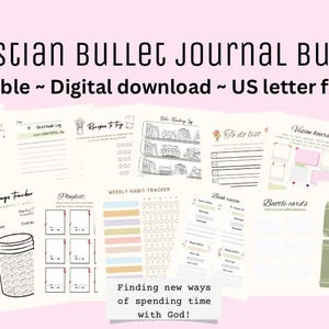 Christian Bullet Journal Bundle - Etsy