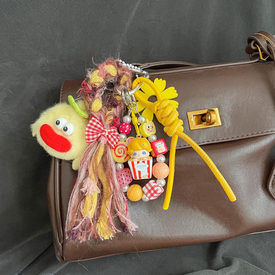 Dimoo Bag Charms,rope Bag Charm for Purse,handbag Keychain Bag ...