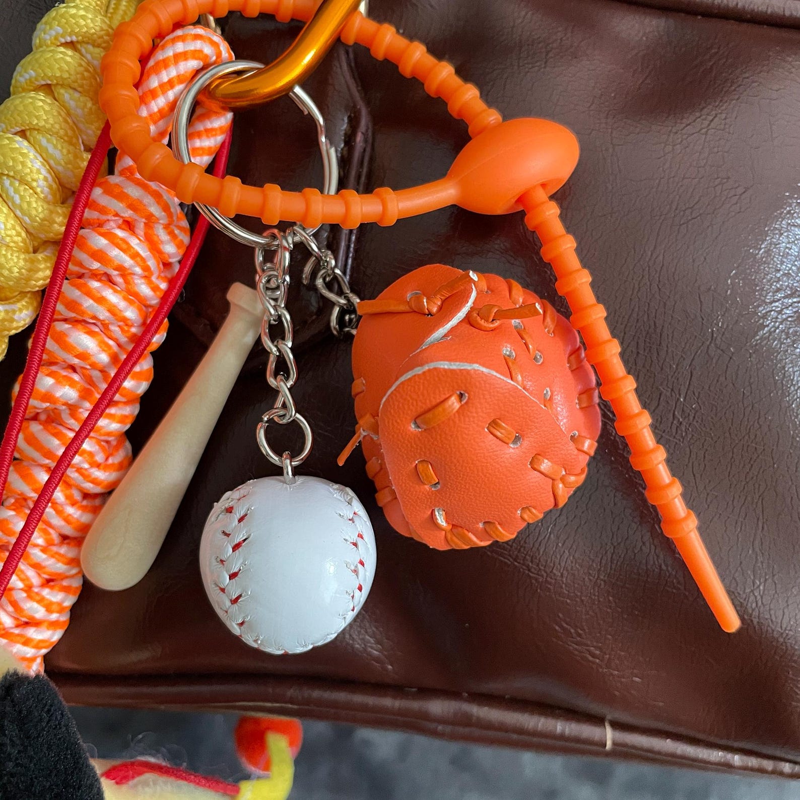 Baseball Bag Charms,rope Bag Charm for Purse,gift for Her,handbag ...