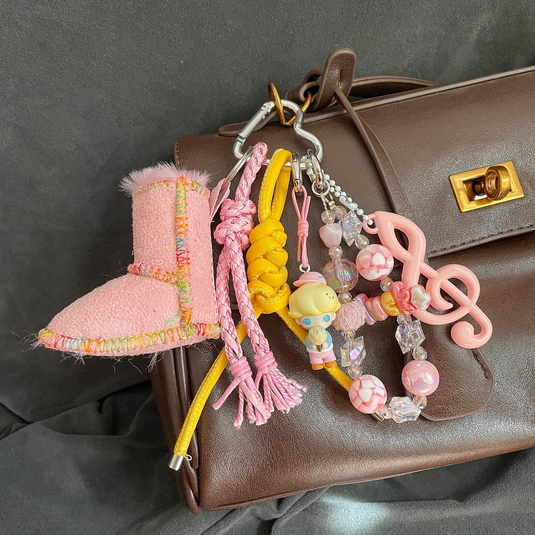 POPMART Dimoo Bag Charms,rope Bag Charm for Purse,handbag Keychain Bag ...