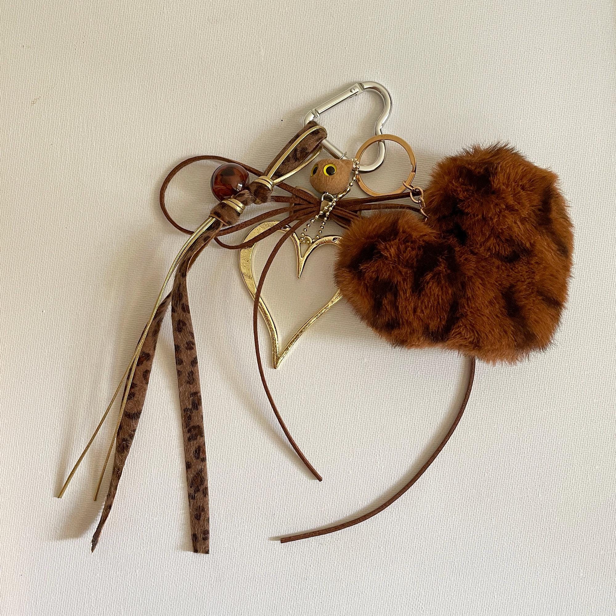 Leopard Color Bag Charms,rope Bag Charm for Purse,keychain Bag ...