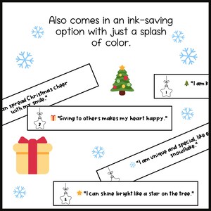 Affirmation Chain Advent Calendar|daily Positivity Countdown for Kids ...