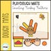 Counting Turkey Feathers Playdough Mats | Fun Thanksgiving Math ...