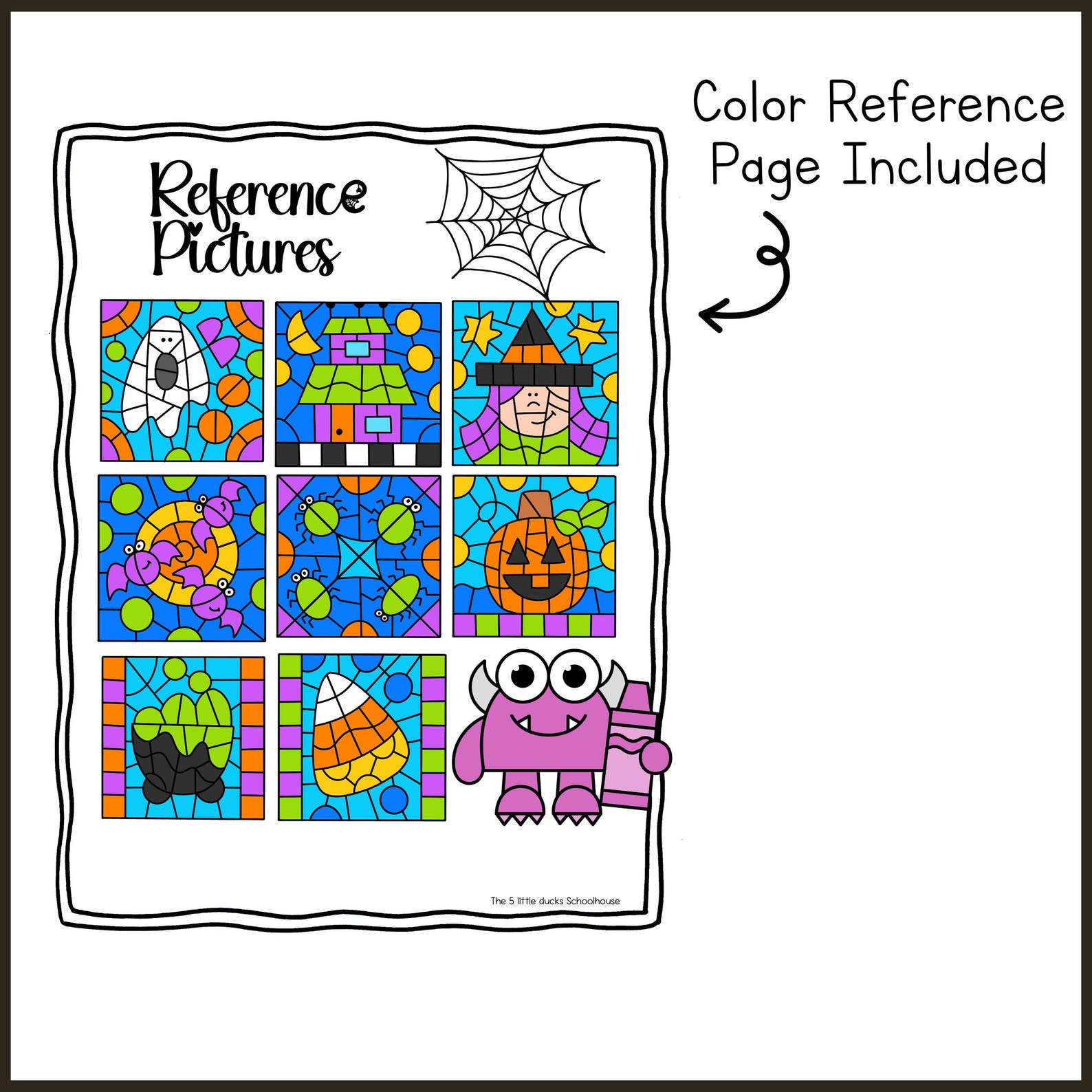Halloween Color by Number and Letter | Fun Educational Activity for ...