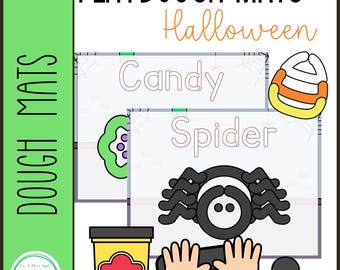Halloween Playdough Mats: Fine Motor Skills Activity (digital Download ...
