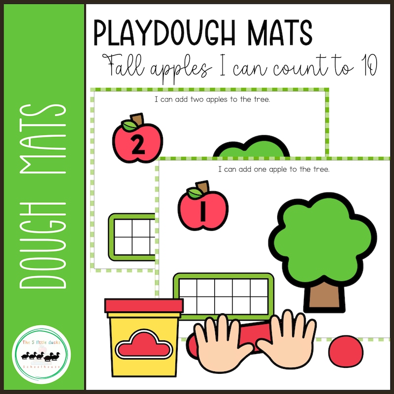 Playdough Mats - Etsy