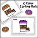 Color Sorting Activity - Colorful Donuts & Hot Chocolate Learning ...