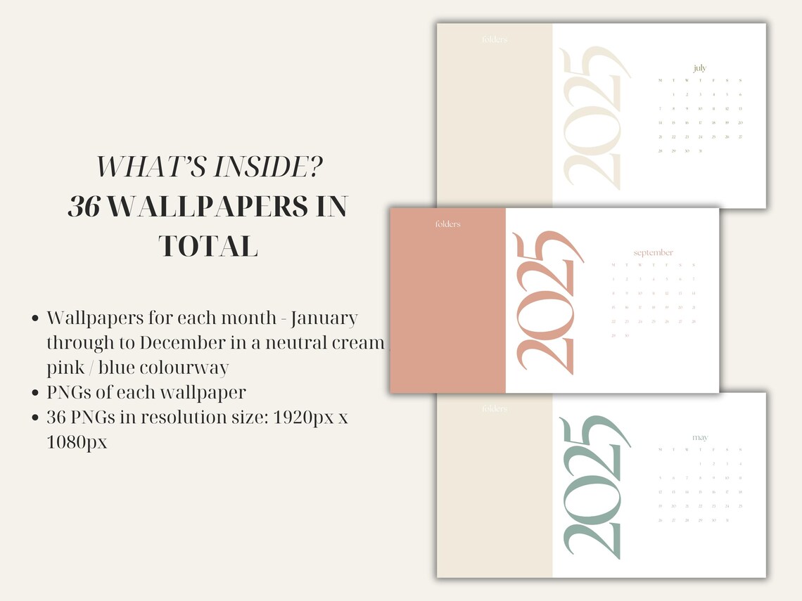 Neutral Minimal 2025 Desktop Wallpaper | Calendar Wallpaper | Wallpaper ...