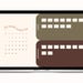 2025 Retro Calendar Desktop Wallpaper With Bonus Icons (digital ...