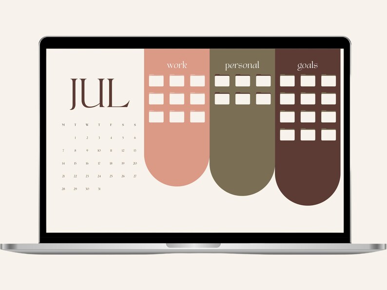 Neutral 2025 Desktop Wallpaper | Calendar Wallpaper | Calendar Desktop ...