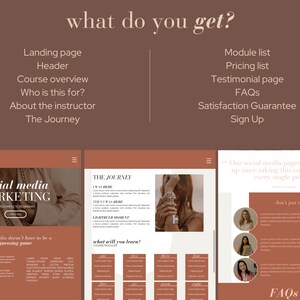 High Converting CANVA Warm Fall Autumn Minimalist Luxe Sales Page ...